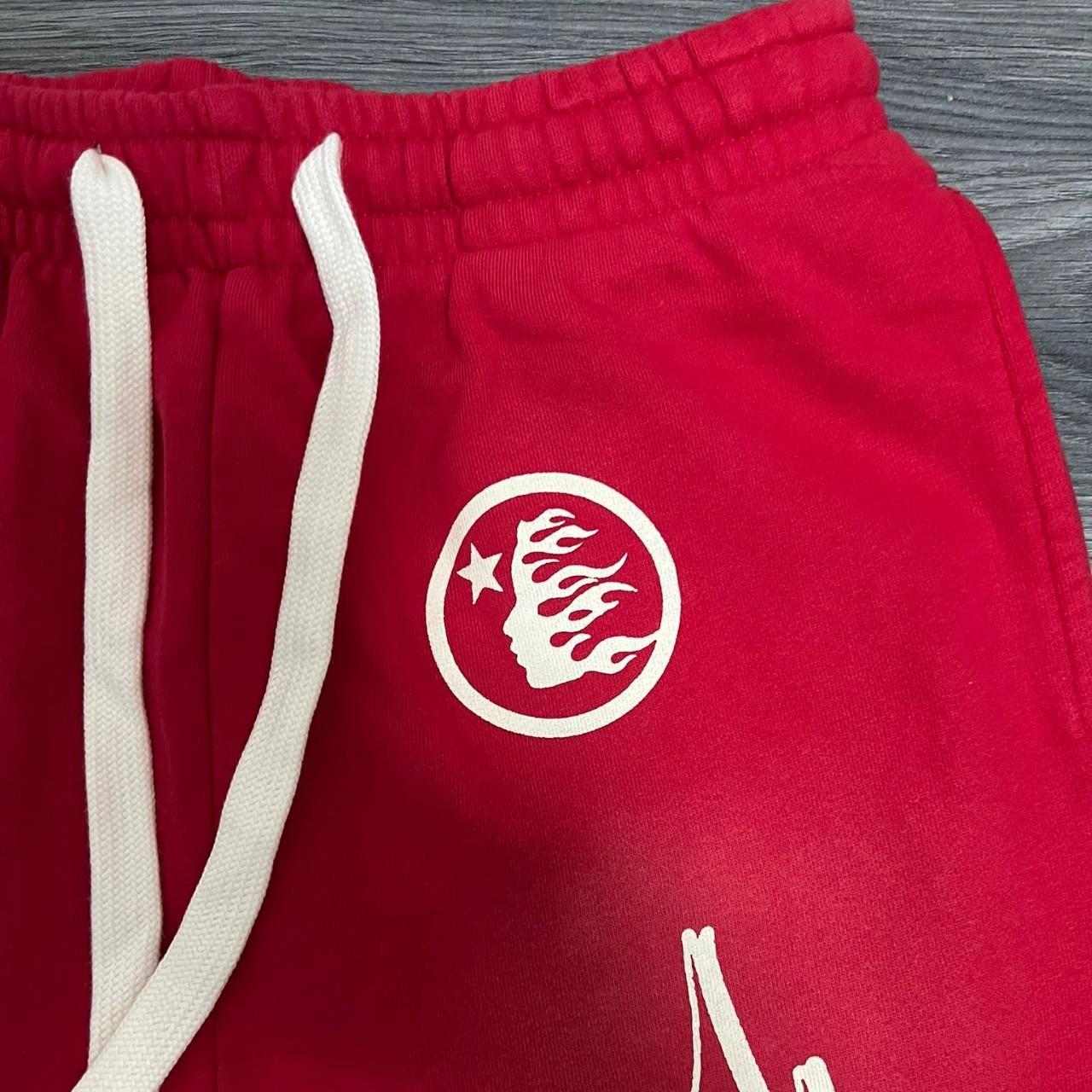 Hellstar --- Flare Sweatpants --- Red Size ---... - Depop