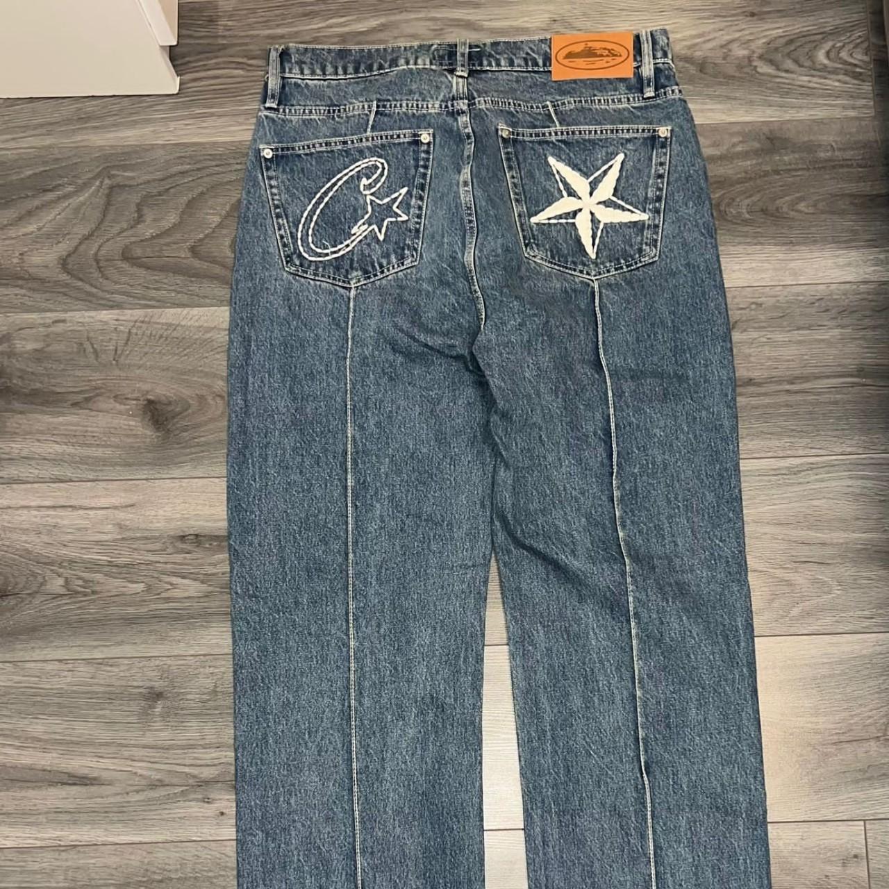 Corteiz --- Denim Genes --- Blue Size --- XL Brand... - Depop