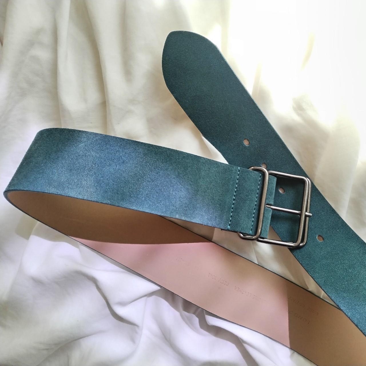 Hobbs real leather teal belt Waist belt Fits... - Depop