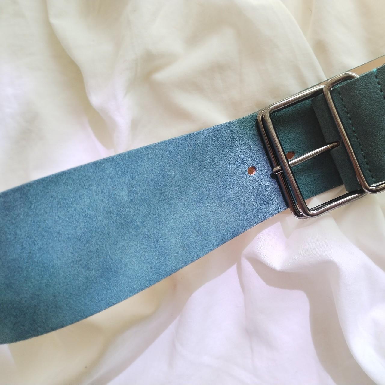 Hobbs real leather teal belt Waist belt Fits... - Depop