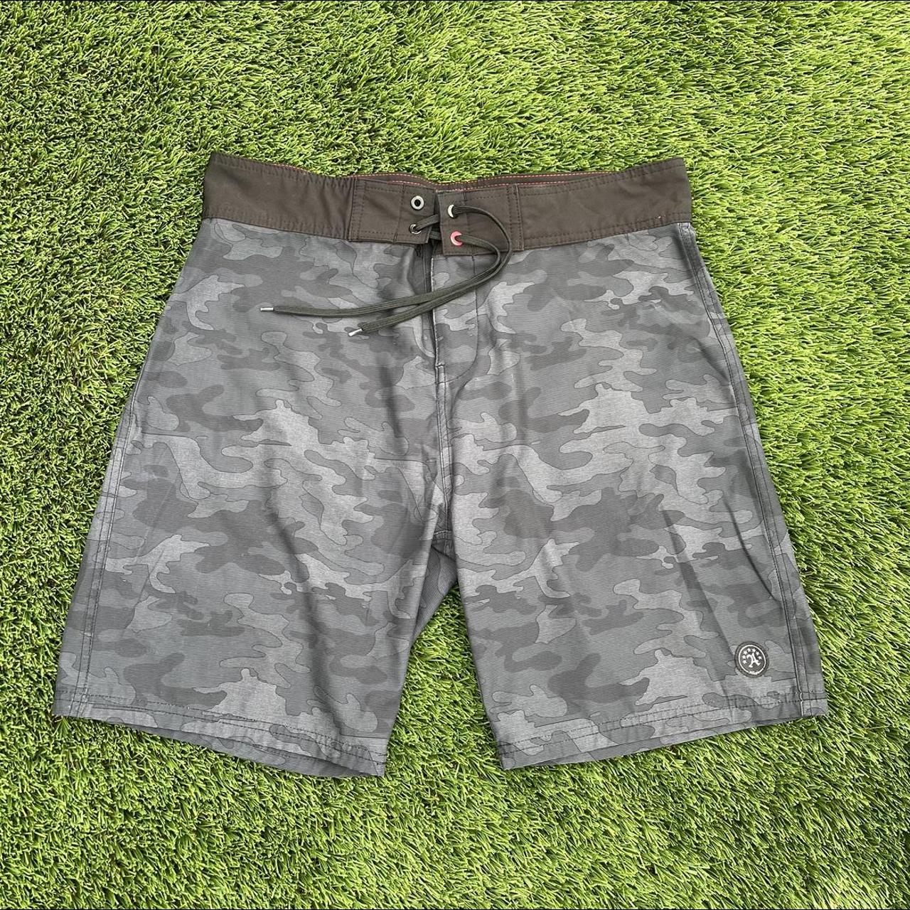 Allegiance Shorts/Swim Trunks Well worn, fading on... - Depop