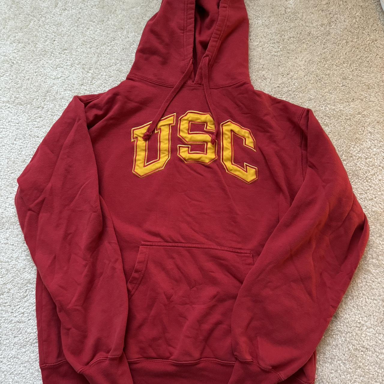 usc embroidered hoodie - Depop
