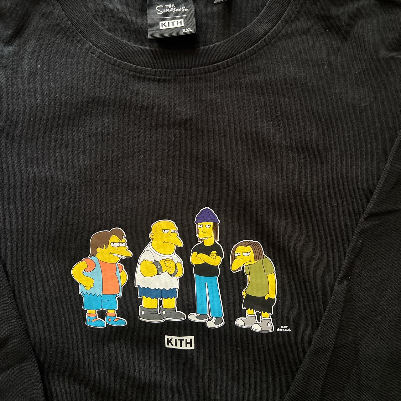 Kith x Simpsons collab longsleeve t shirt - Depop
