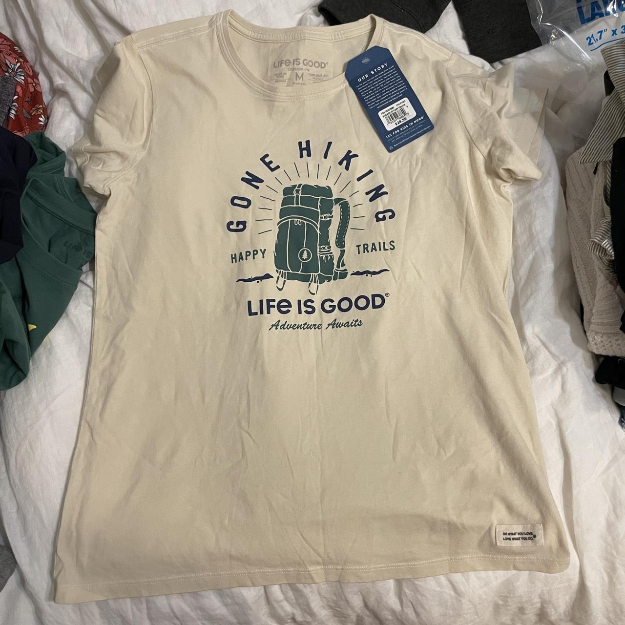 Life Is Good tee size medium, brand new with... - Depop