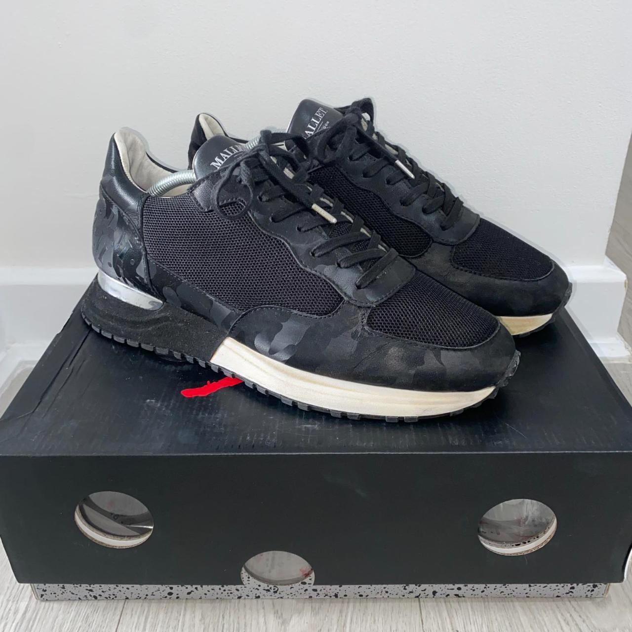 Mallet trainers UK10 Dark navy blue Camo print... - Depop