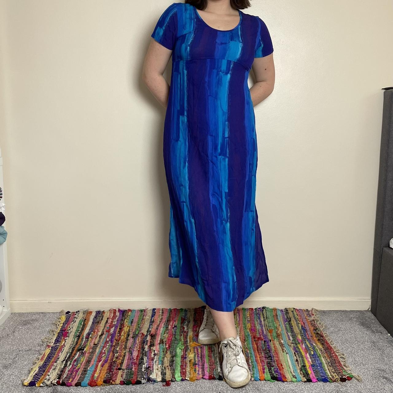 Vintage 90s gorgeous maxi split side dress. Short... - Depop