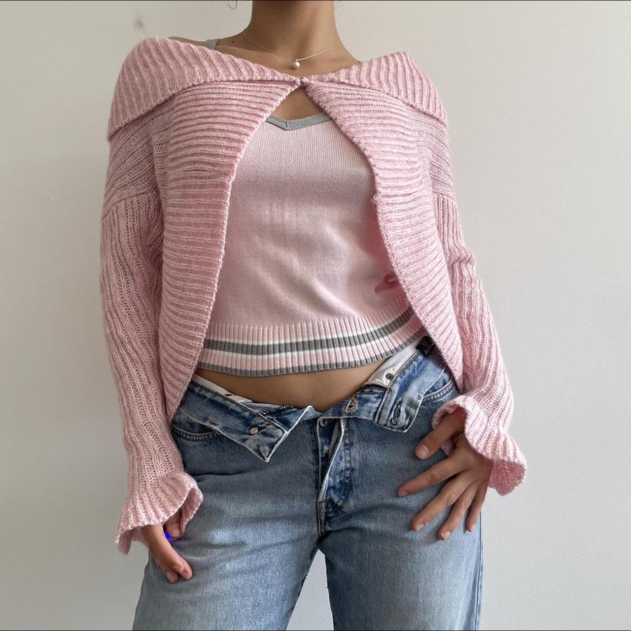 Women's Pink Cardigan | Depop