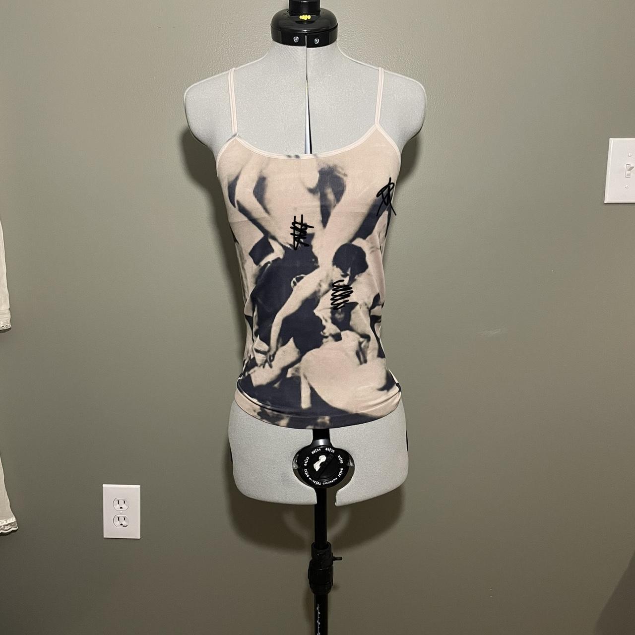 Frisky, sexy nude Victorian scene handmade screen... - Depop