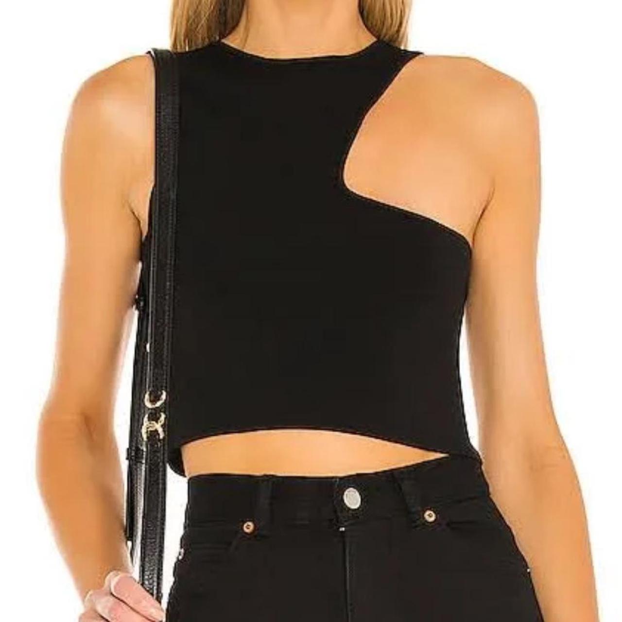 REVOLVE super down cutout black top- size M never... - Depop