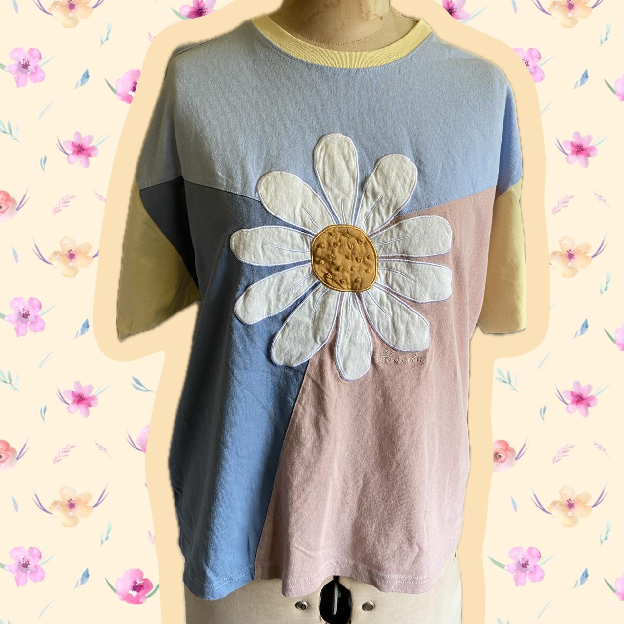 Daisy tee from ghanda 🌼. Oversized fit, marked as a... - Depop