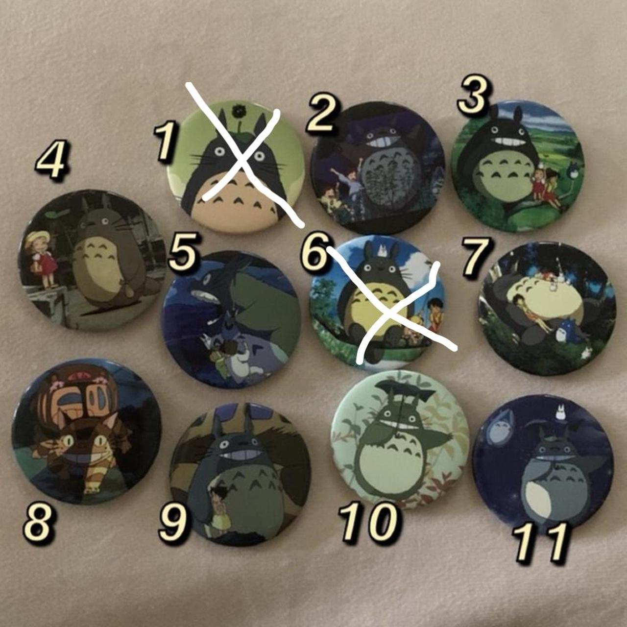 Cute totoro button badges. Brand new. $3 each.... - Depop