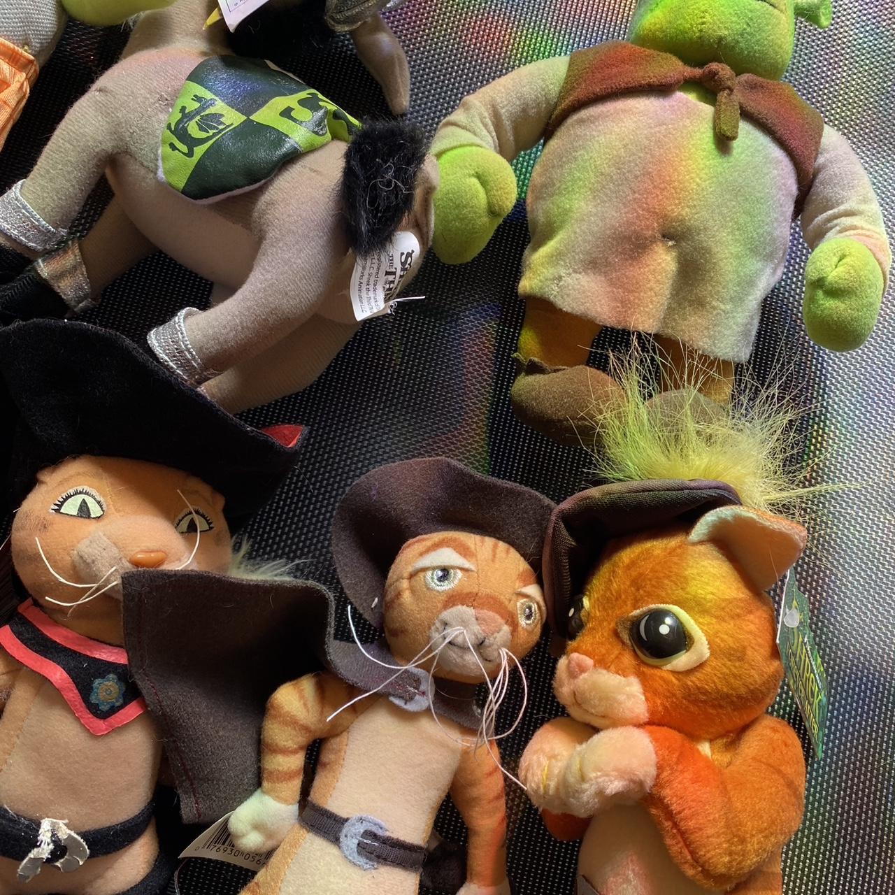 Big bundle of small shrek plushies 💚. Shrek, puss in... | Depop