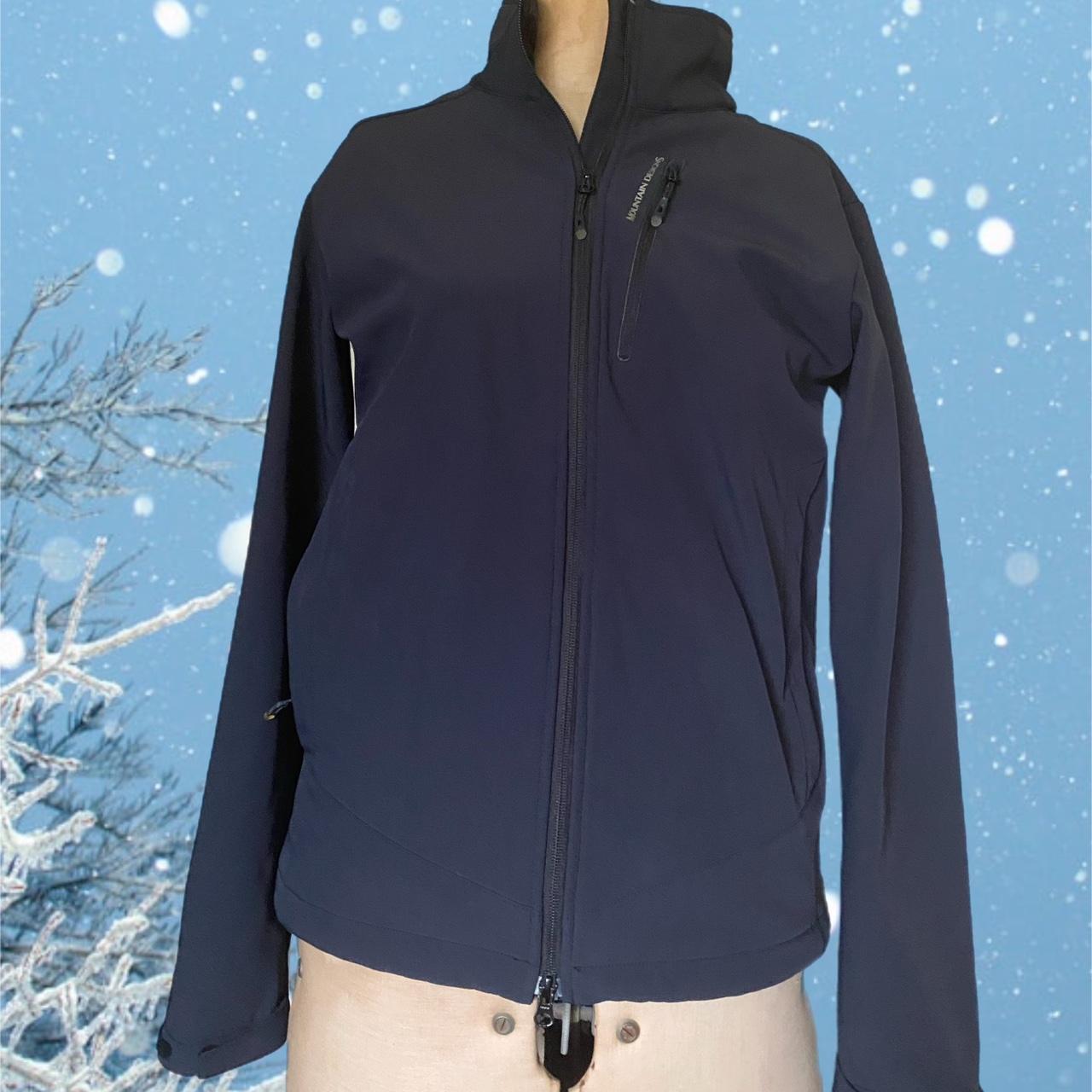 Mountain designs windward soft shell navy blue... | Depop