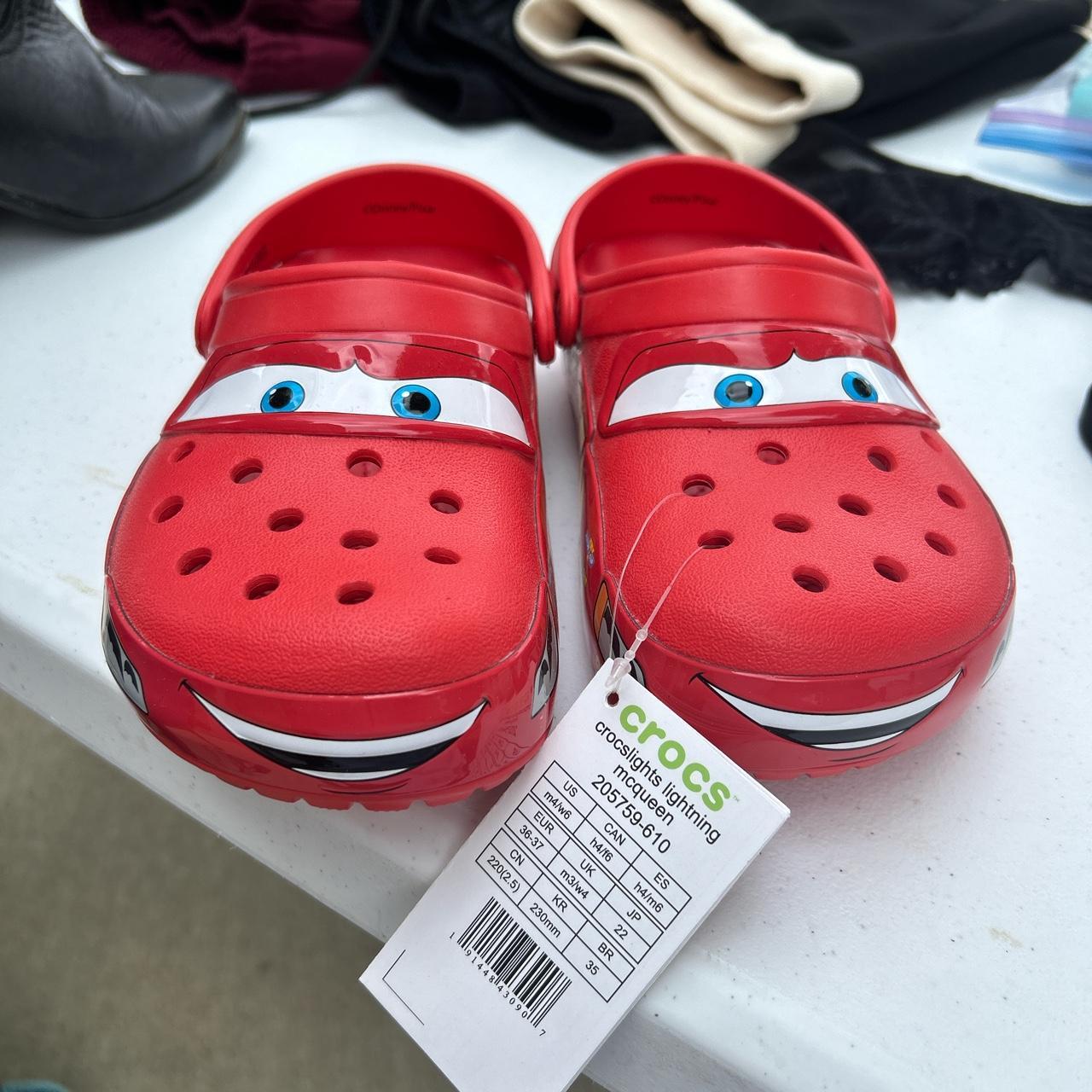 Crocs Women's Red Clogs | Depop