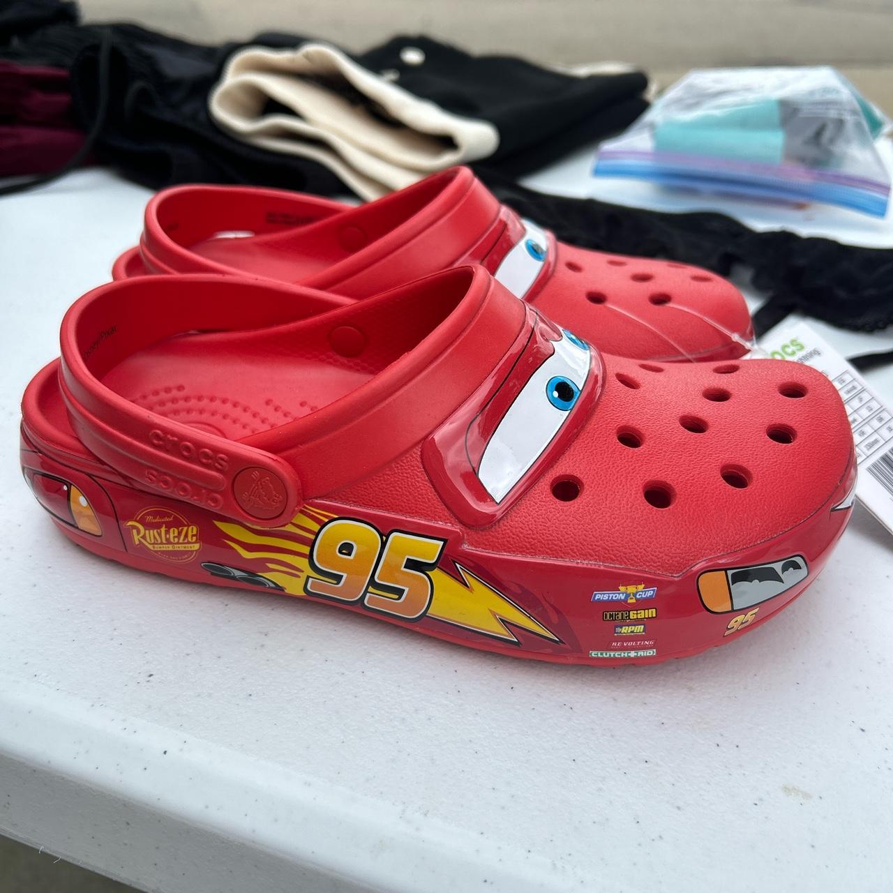 Crocs Women's Red Clogs | Depop