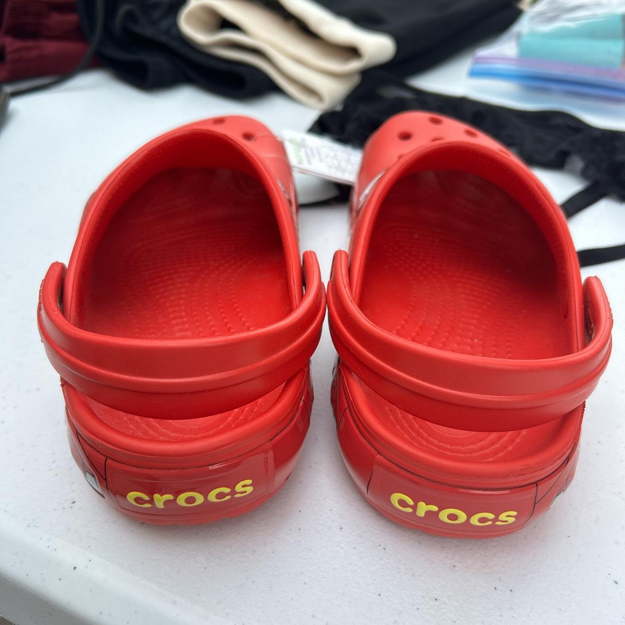 Crocs Women's Red Clogs | Depop