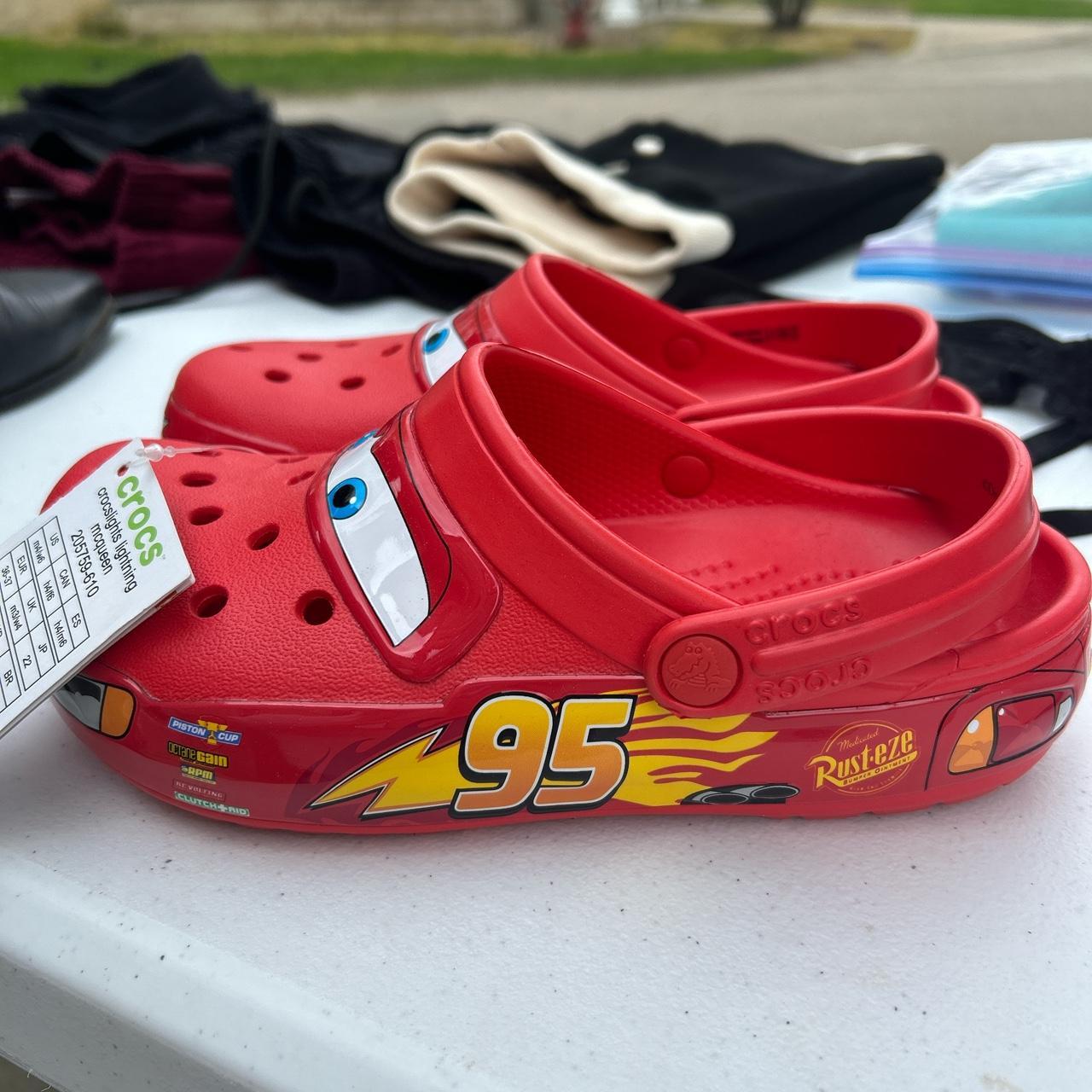 Crocs Women's Red Clogs | Depop
