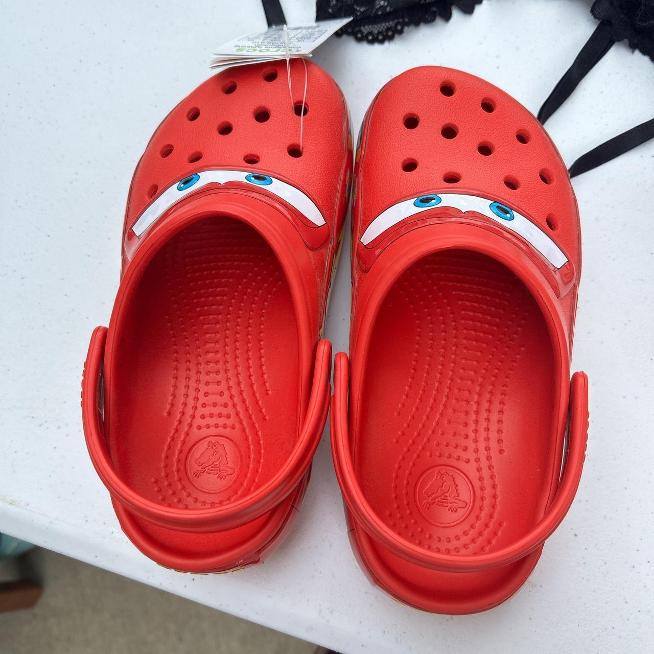 Crocs Women's Red Clogs | Depop