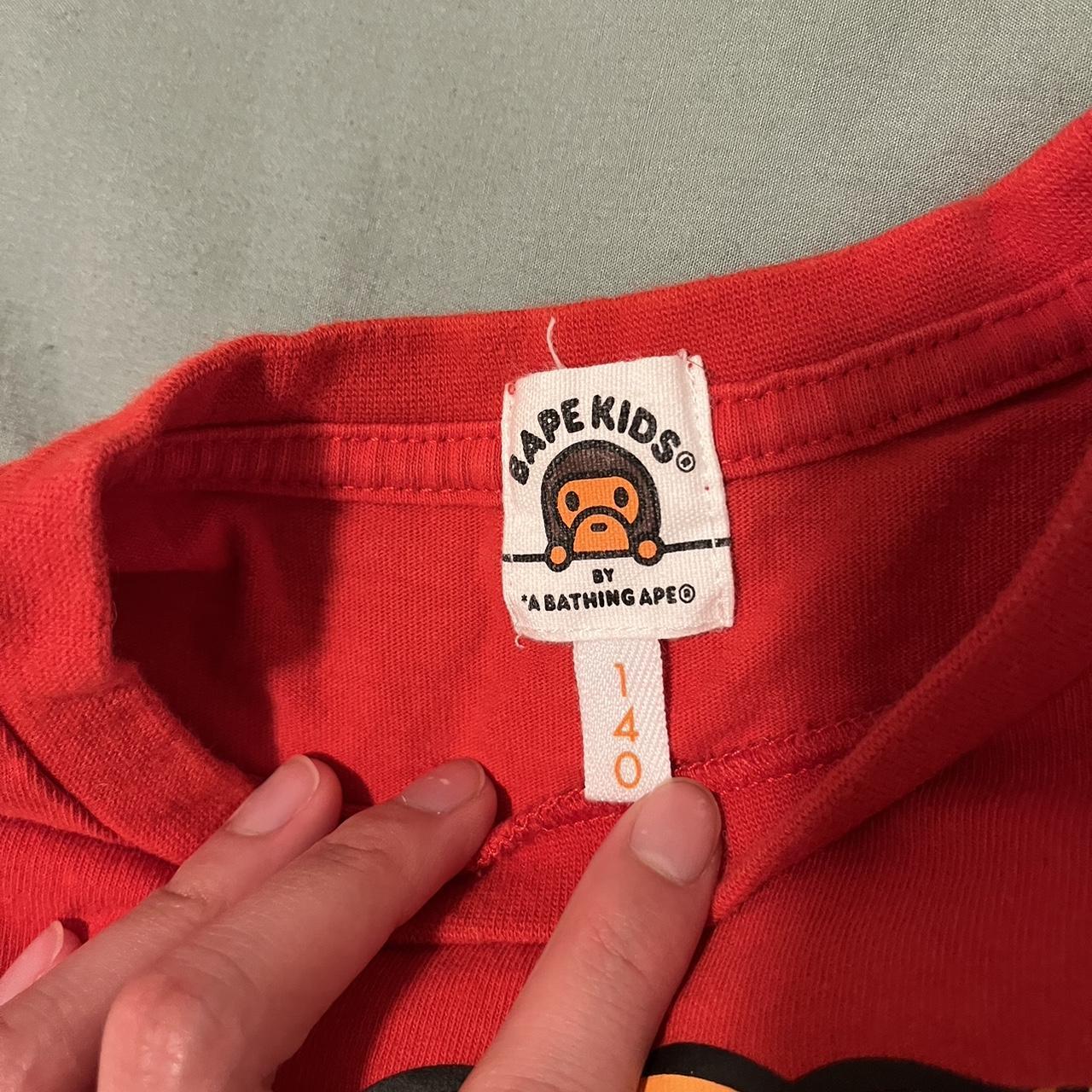 Bape long sleeve KIDS size 📏: AGE 10 Great condition - Depop