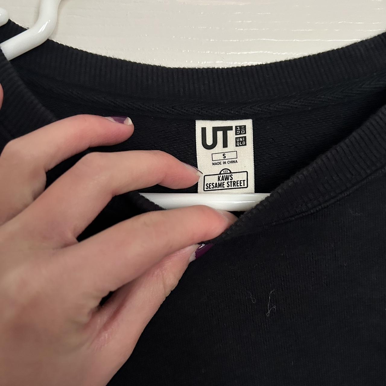 Uniqlo Kaws Sesame Street Sweater collab Size... - Depop