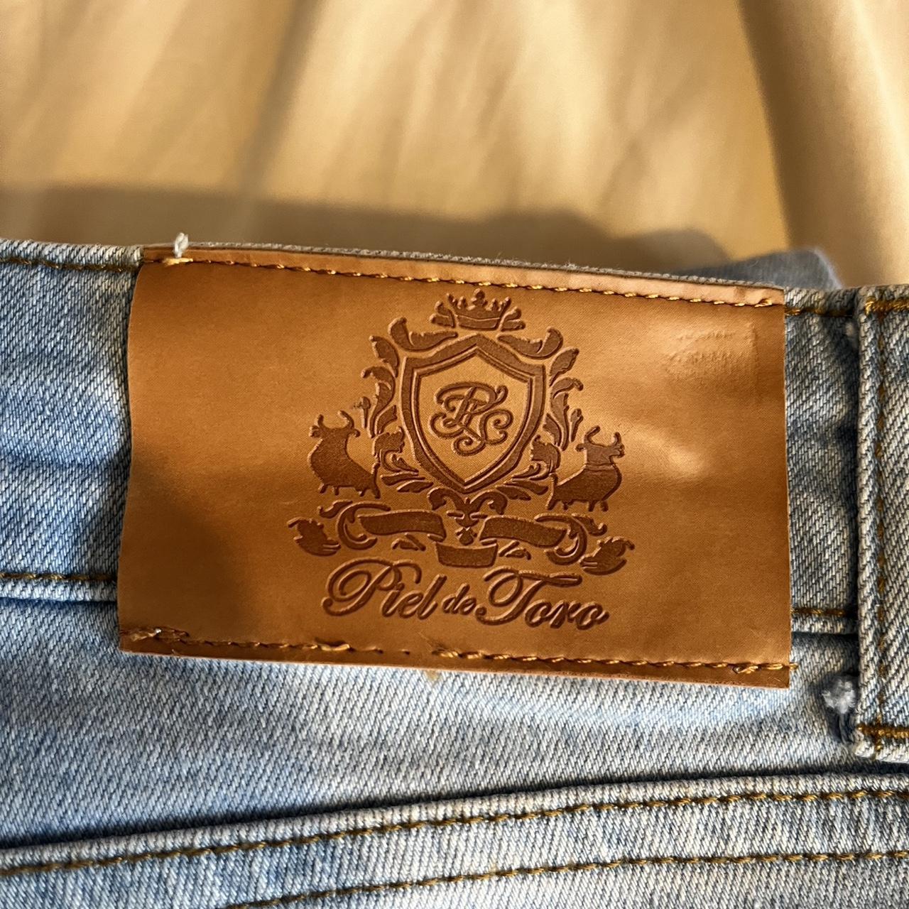 Piel de Toro skinny jeans Light blue Great... | Depop