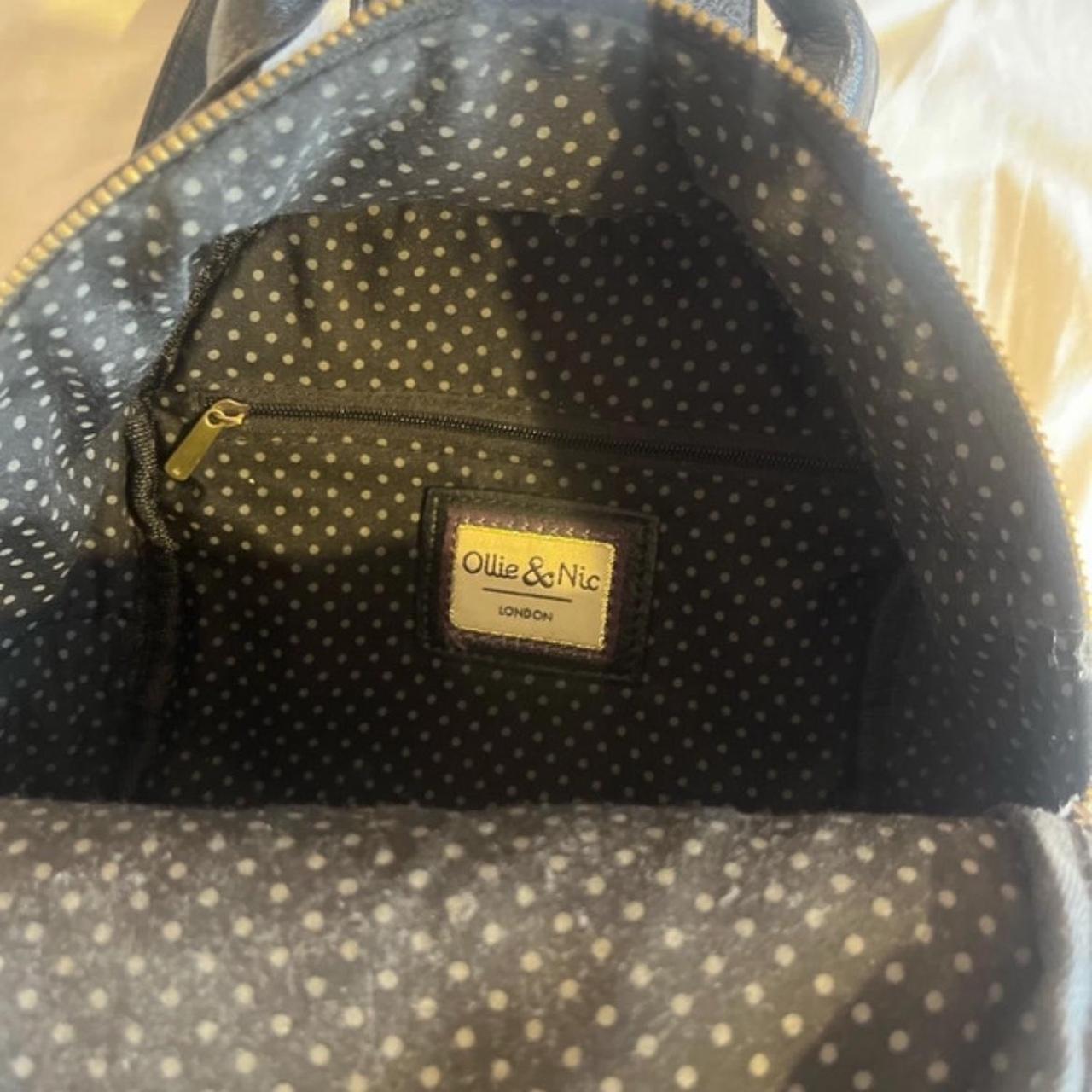 Ollie & Nic small black backpack Smaller compartment... | Depop