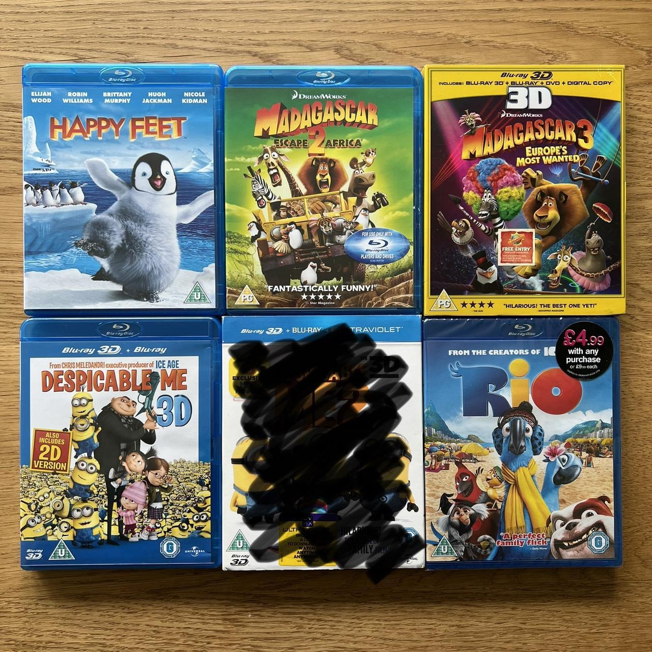 Animation Blu-ray bundle Film list Despicable Me... - Depop