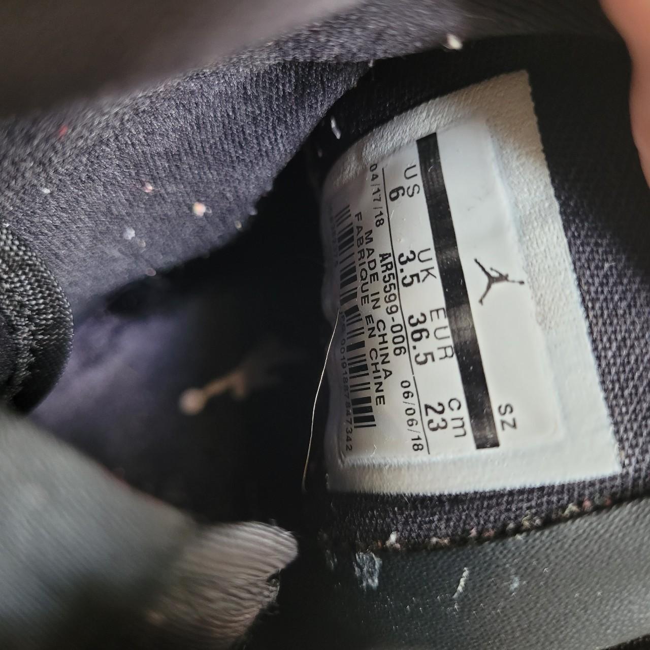 Nike jordan 1 Size 3.5 Black Good condition Limited... | Depop