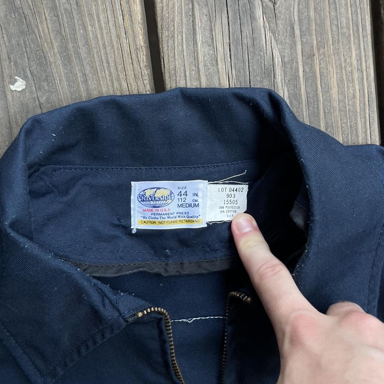 Vintage Riverside CamBar Work Jacket - tagged 44... - Depop