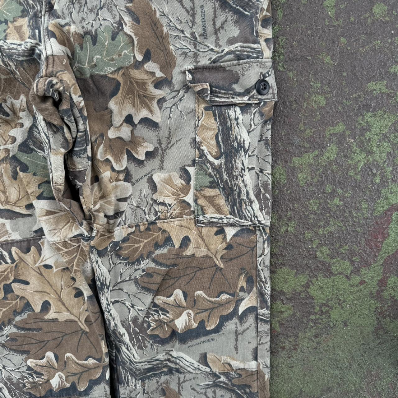 Vintage Realtree Camo Pants 90s Walls Baggy Camo... - Depop