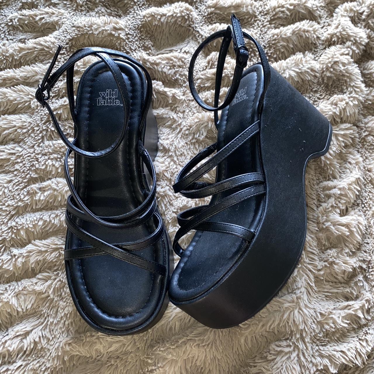 WildFable strappy platform sandals. ‘Liza platform... - Depop