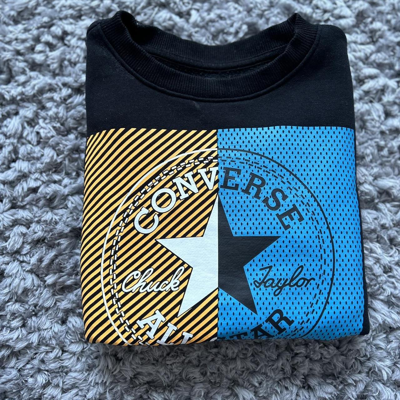 Converse jumper Age 8-10 Perfect condition... - Depop