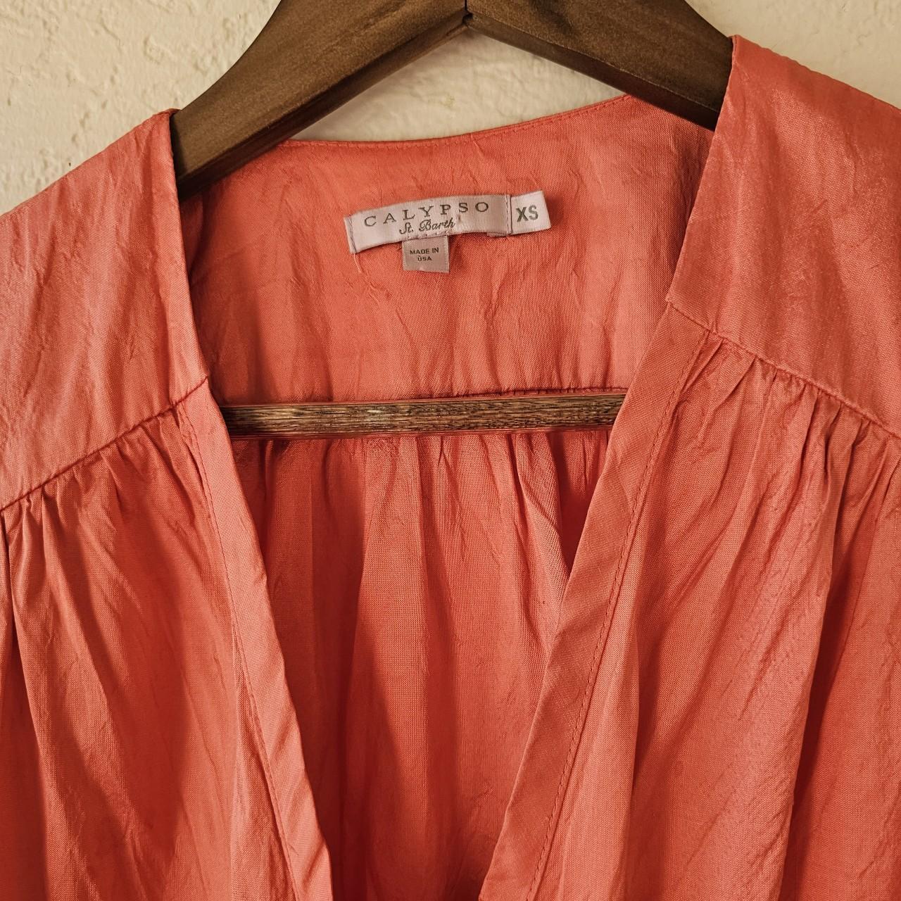 Silk wrap dress Brand: Calypso st. Bart Color:... - Depop