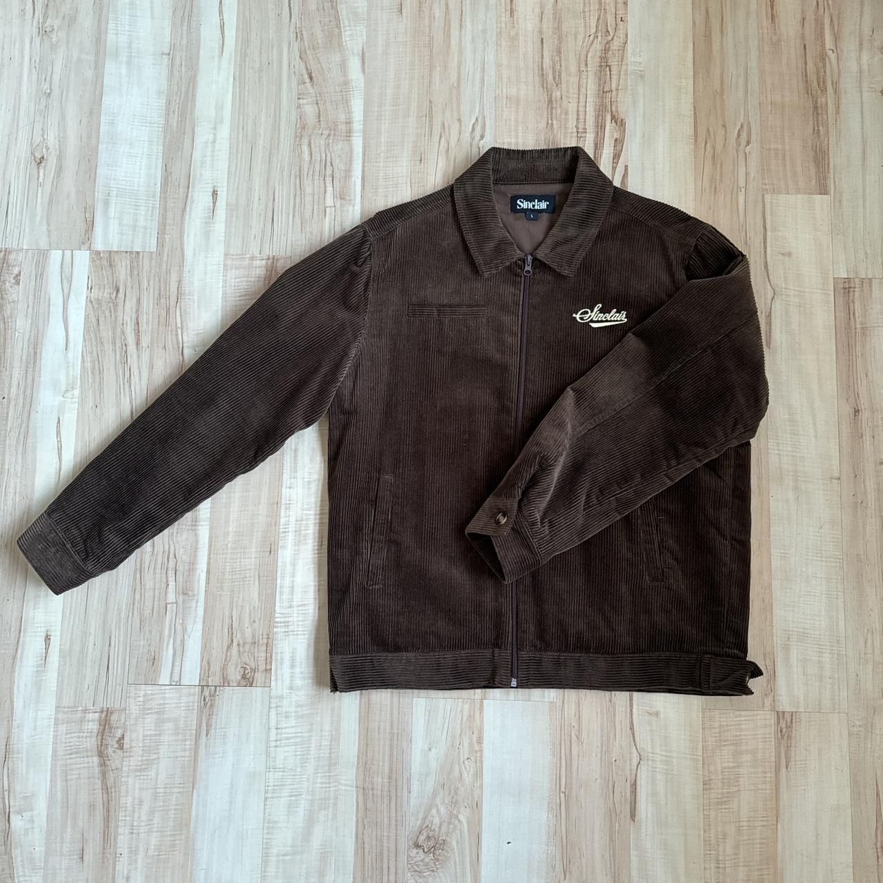 Sinclair Global Corduroy Jacket Size Large Worn 3/4... - Depop