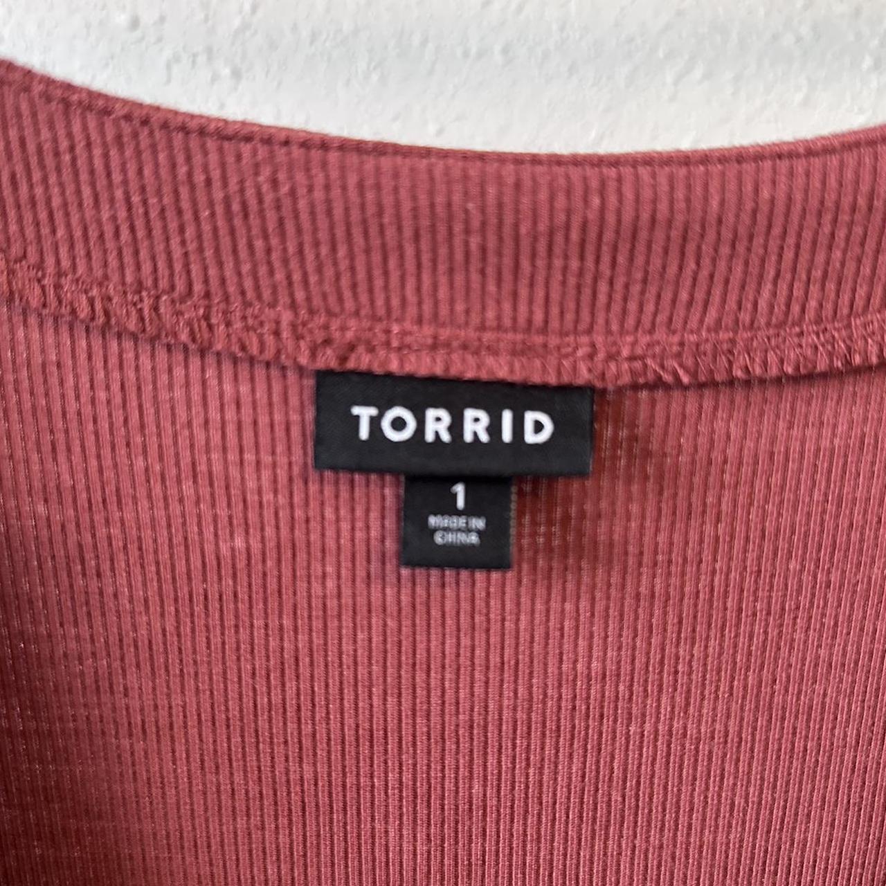 Torrid Women's Burgundy Dress | Depop