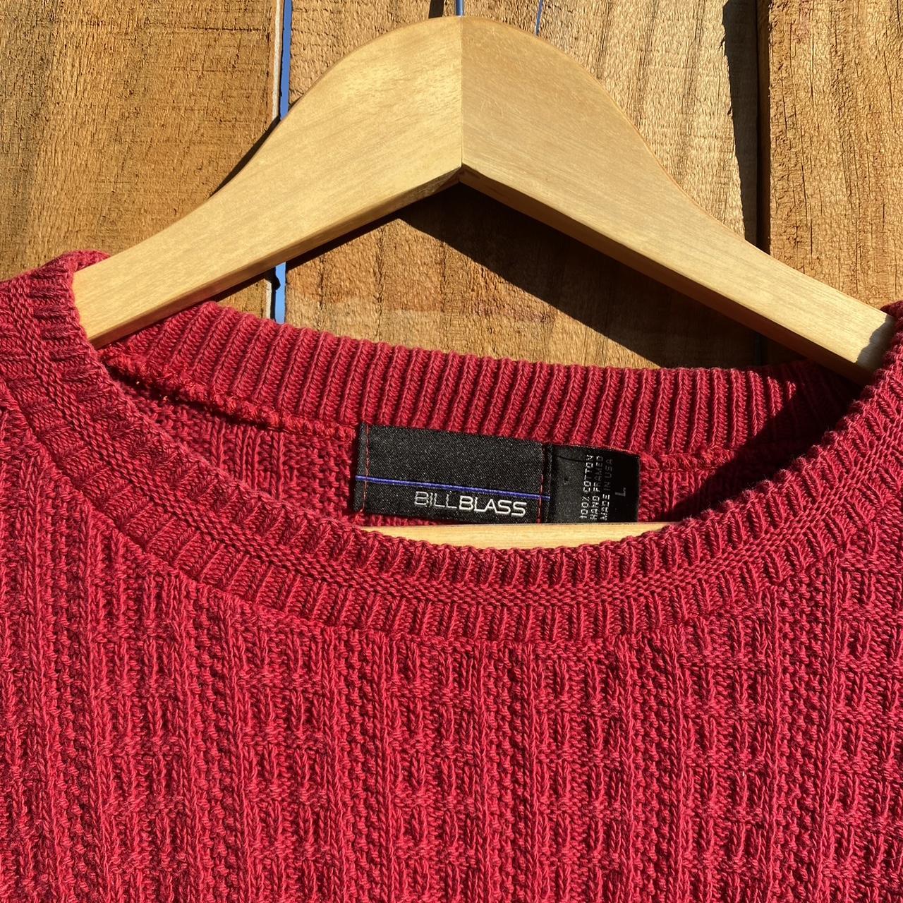Bill Blass Red Womens Sweater Thoroughly Look At Depop