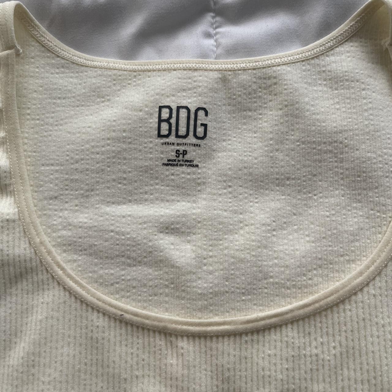 Urban Outfitters Women's Cream Bodysuit | Depop