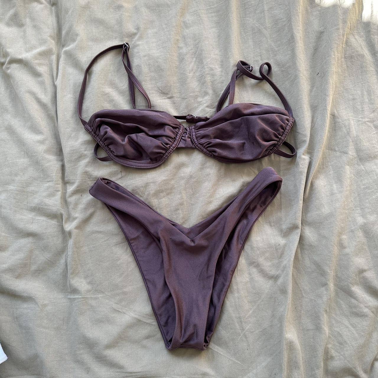 Women's Brown Bikinis-and-tankini-sets | Depop