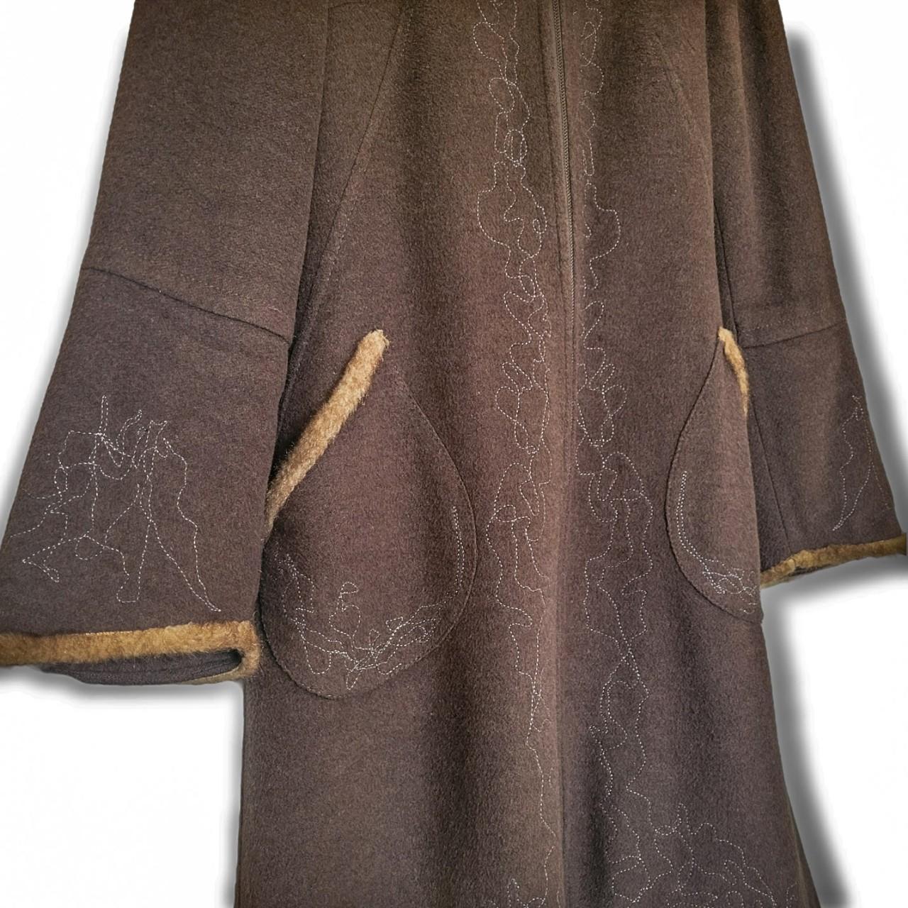 The most gorgeous fairy jacket in chocolate brown... - Depop