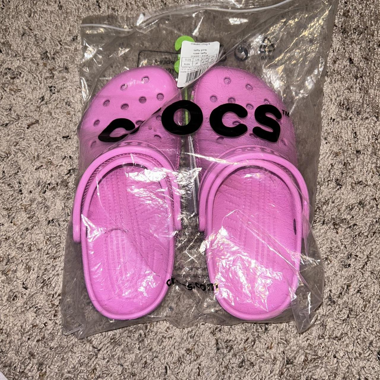 Taffy pink crocs brand new Woman’s 8 / J6 / eu... - Depop