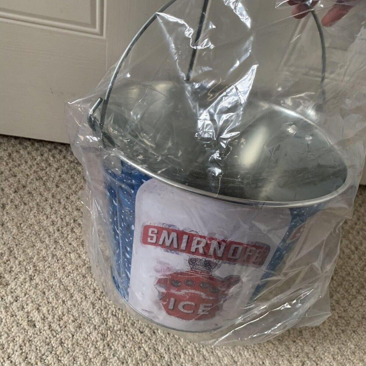 Smirnoff ice bucket drinks cooler metal, vodka,... - Depop