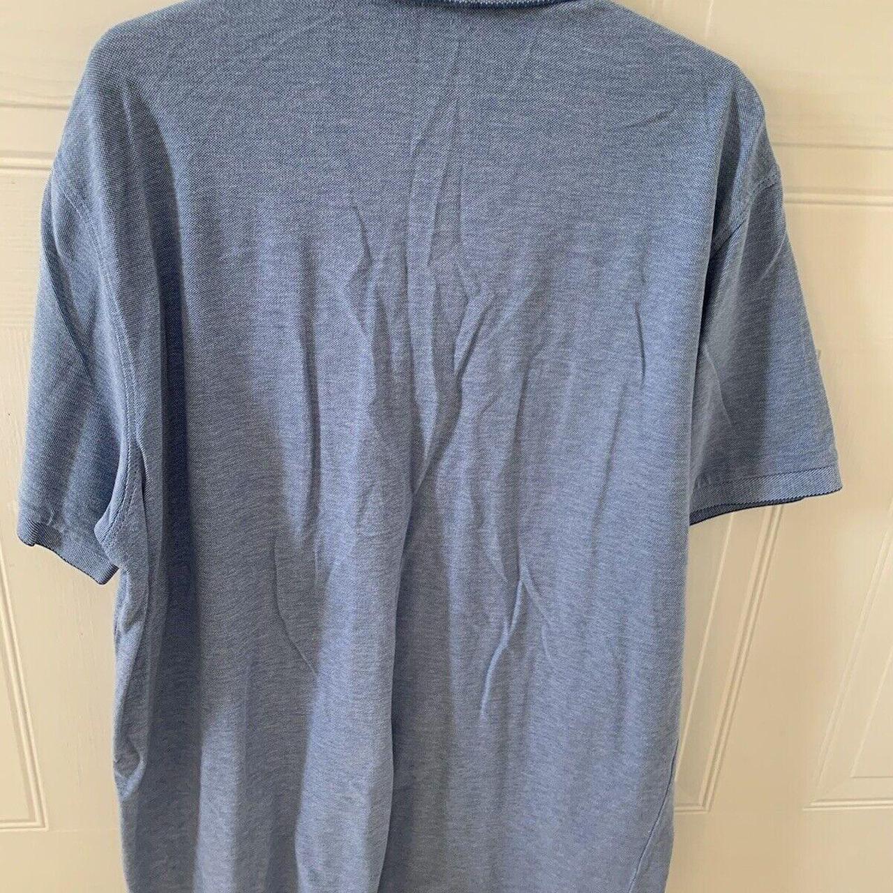 Mens short sleeve blue polo top size XL IZOD. - Depop