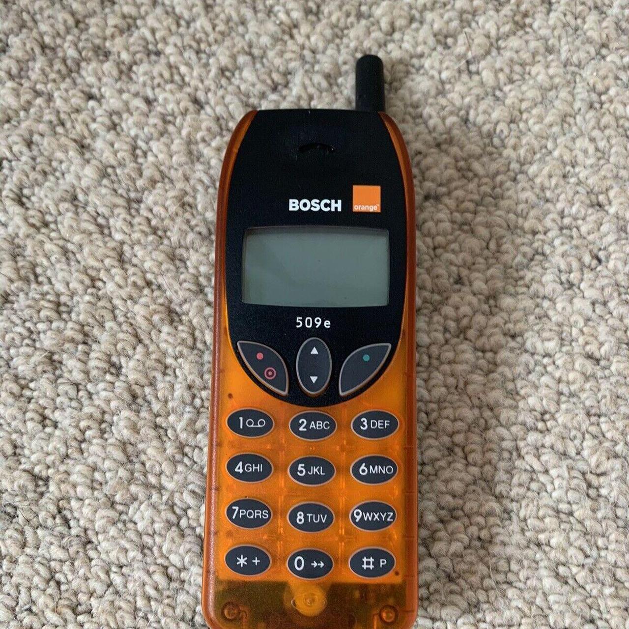 BOSCH GSM 509 Dual G Orange Mobile Phone Vintage -... - Depop