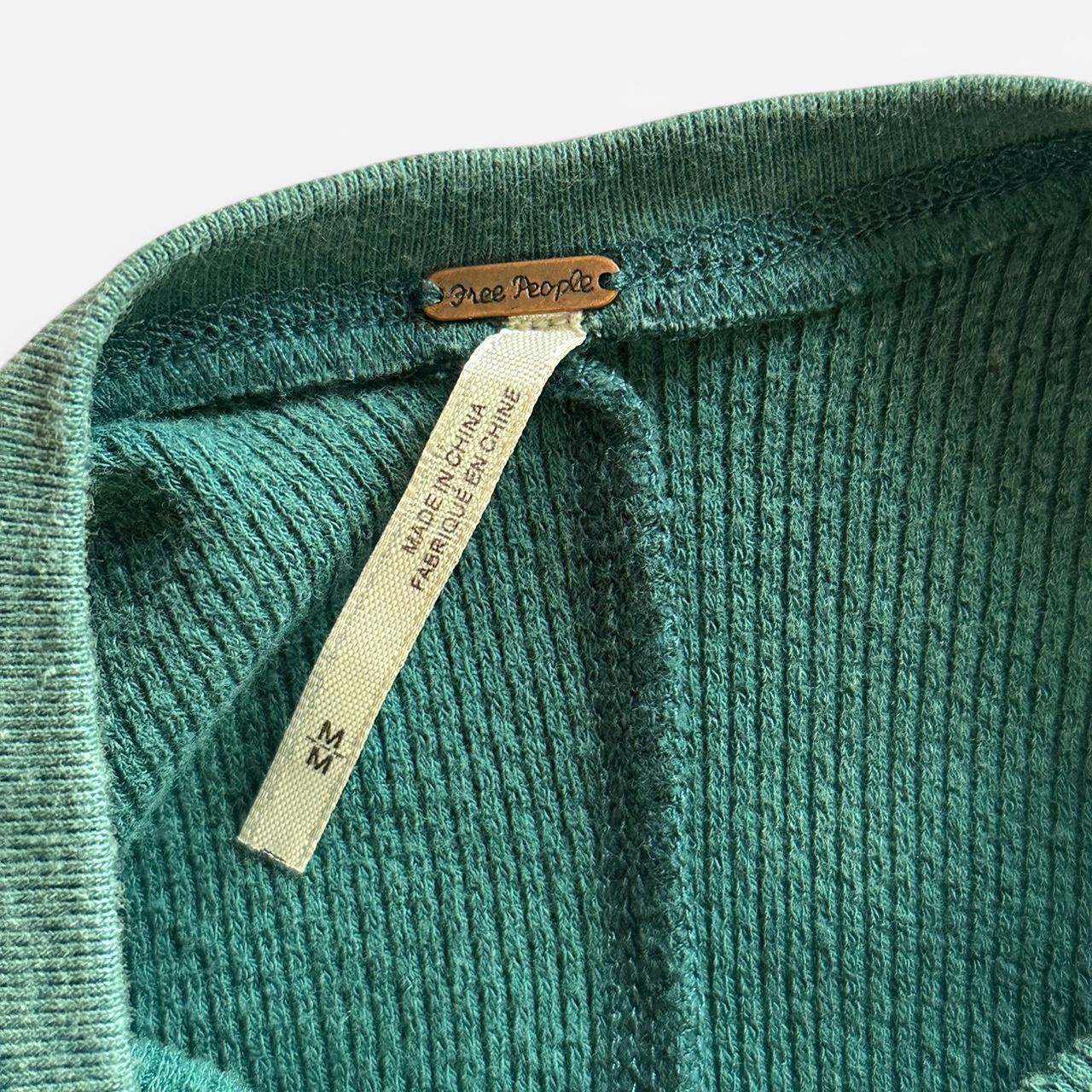 Free People Turquoise Lace Top ꩜ Size Medium ꩜... | Depop