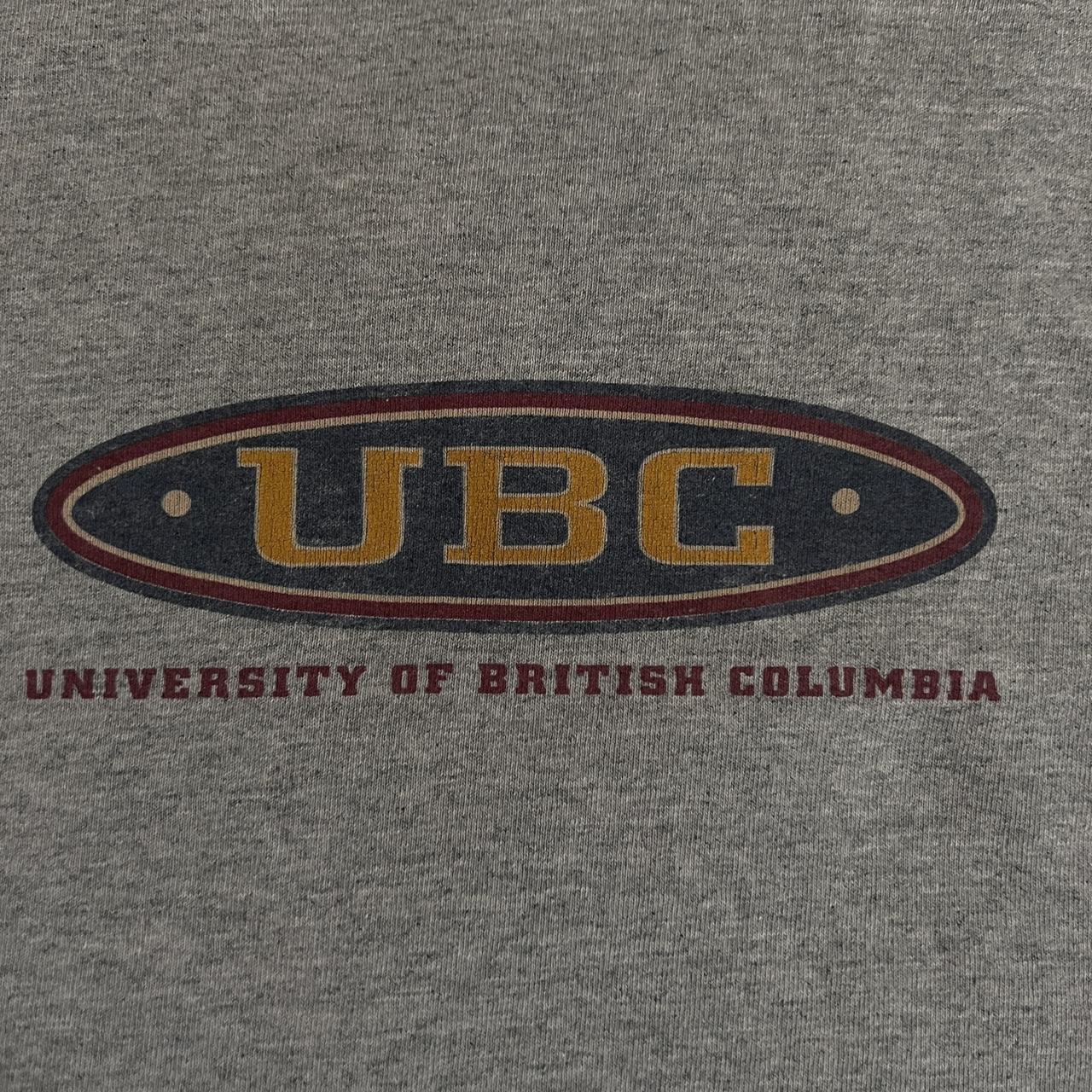 vintage university of british columbia (UBC) t shirt... - Depop
