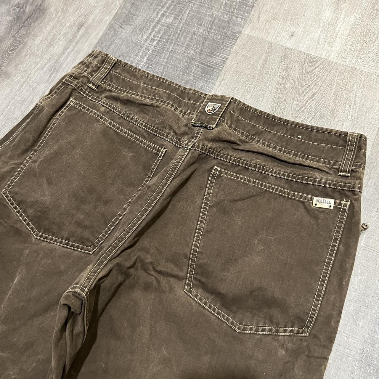 Kuhl Men’s Rebel Vintage Patina Dye Brown Canvas... - Depop