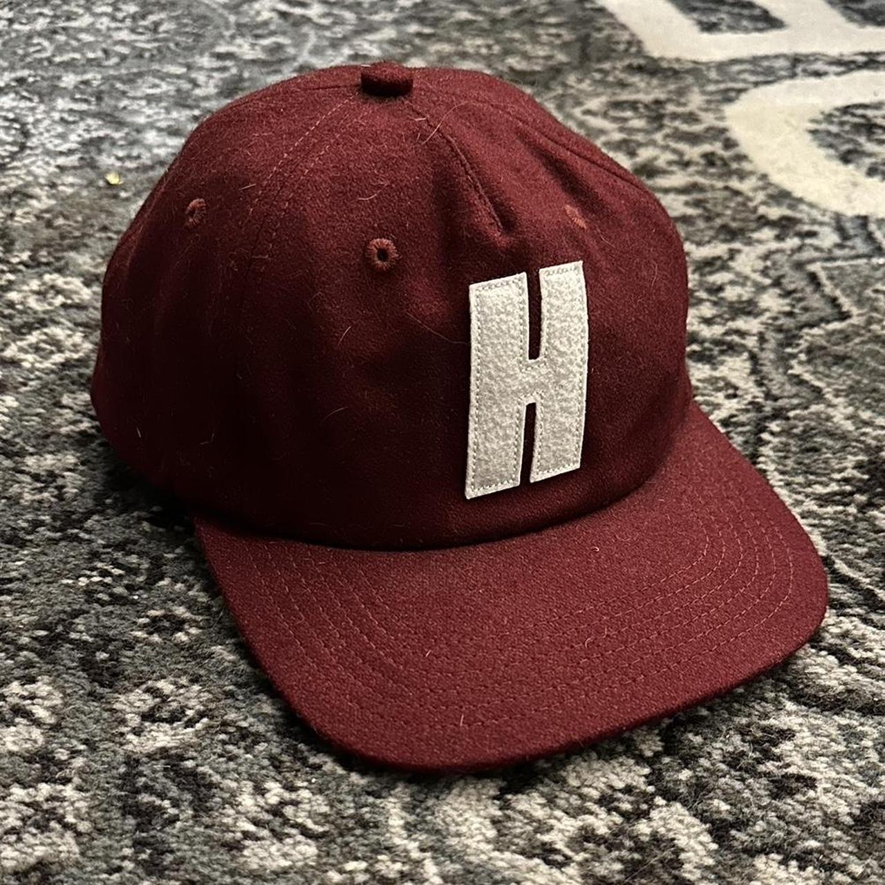 Hopps big H hat Maroon SnapBack Worn but no... - Depop