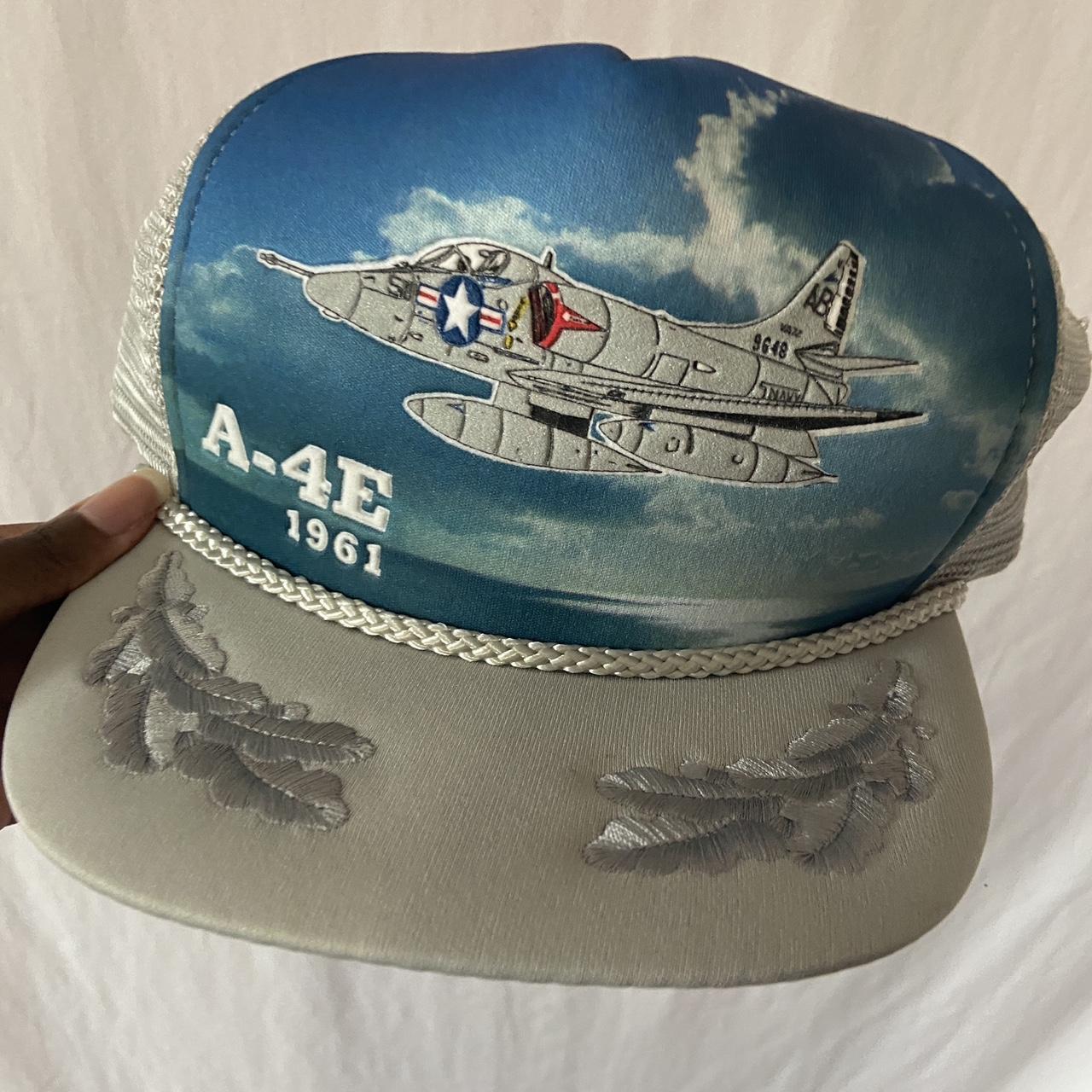Vintage deadstock fighter jet hat No flaws, new... - Depop