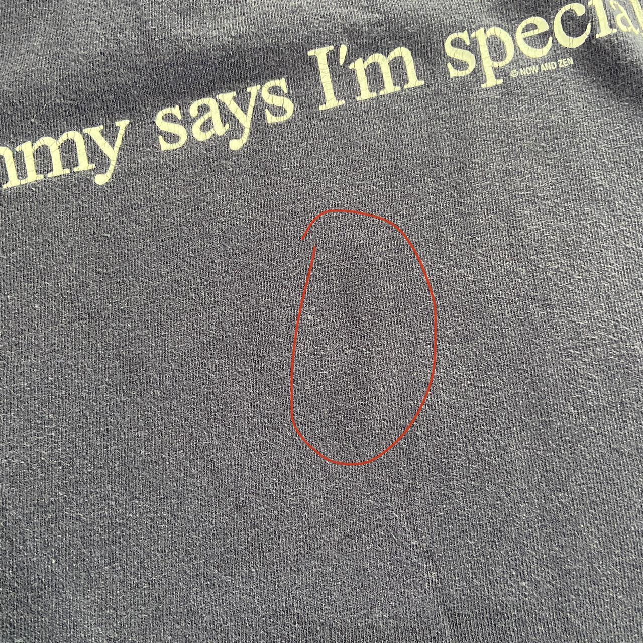 Y2k 2000s humor shirt Small faint stain is... - Depop