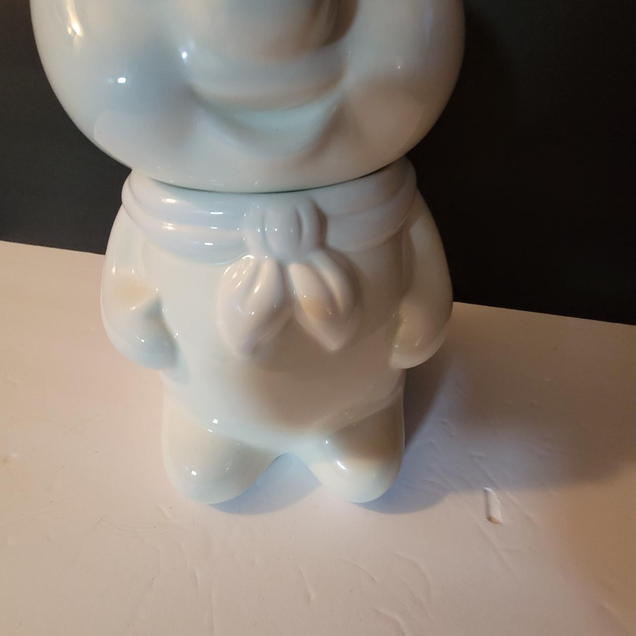 Pillsbury Dough Boy cookie jar with giggle sound... - Depop